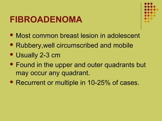 Breast masses in adolescent | PPT