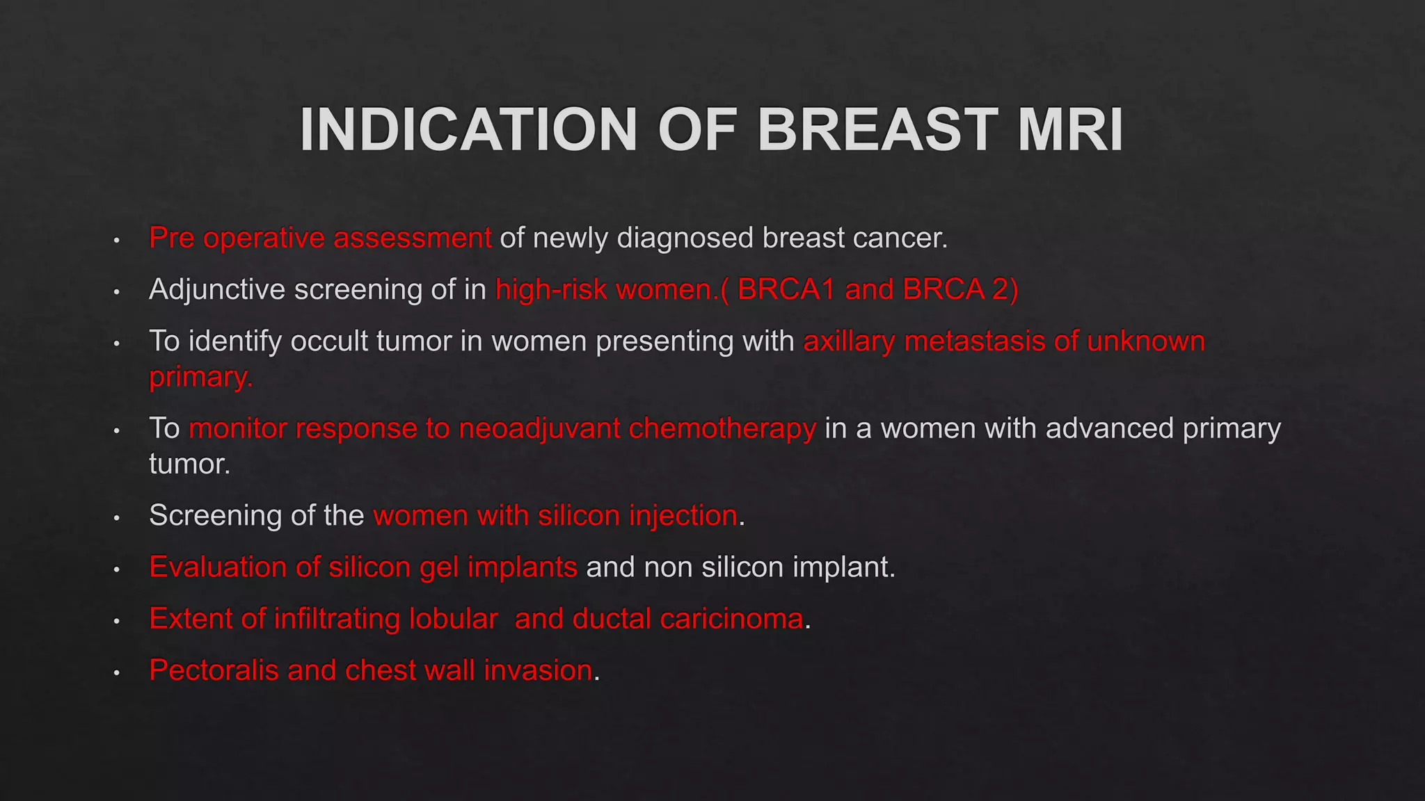 Breast MRI (BIRADS 5th edition 2013) | PDF