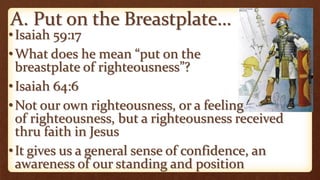 Breastplate of Righteousness | PPTX