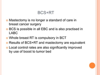 Radiotherapy in Breast Cancer: Current Issues | PPTX