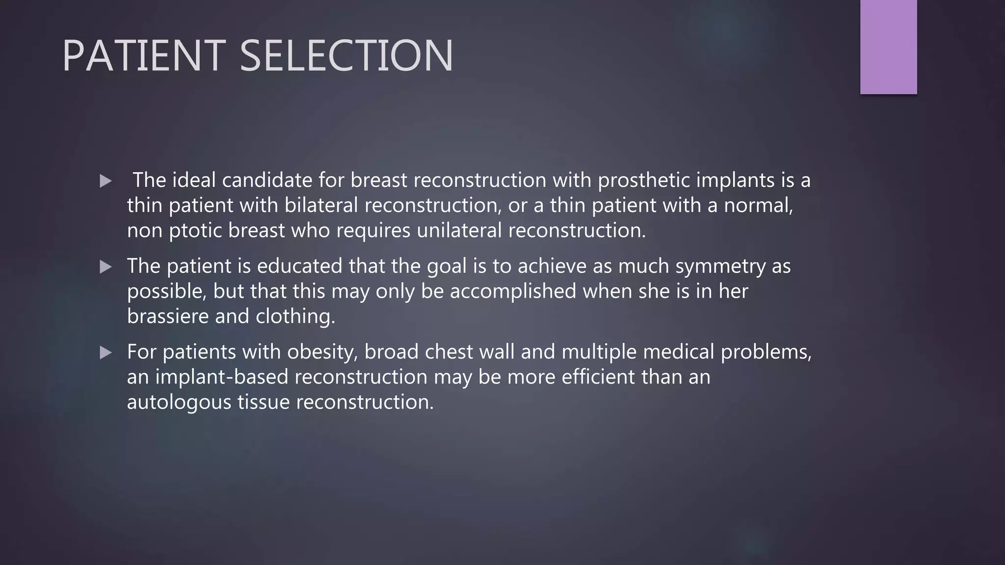 Breast reconstruction | PPTX