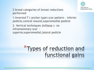 Breast reduction Presentation | PPTX