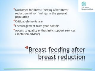 Breast reduction Presentation | PPTX