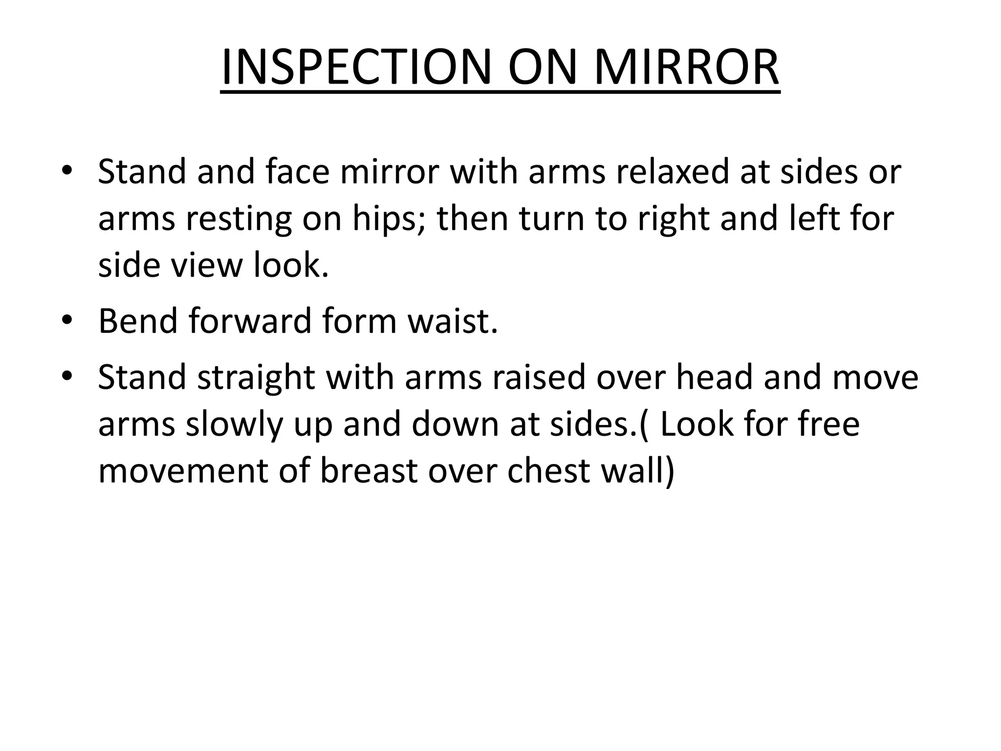 Breast self examination (bse) ppt | PPTX