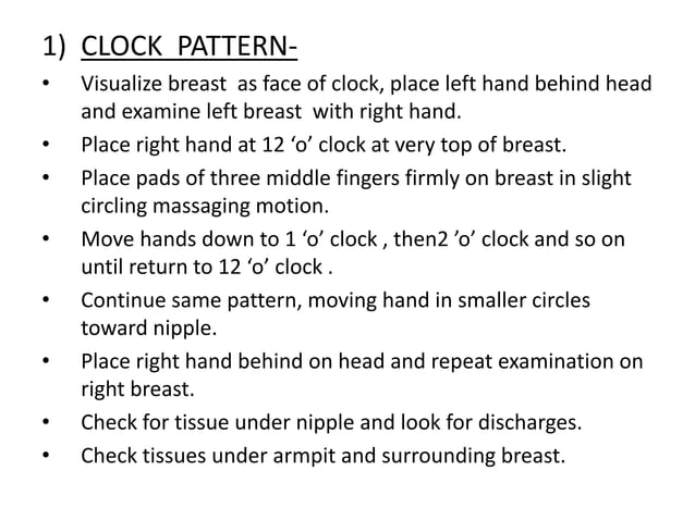 Breast self examination (bse) ppt | PPTX