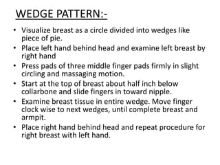 Breast self examination (bse) ppt | PPTX