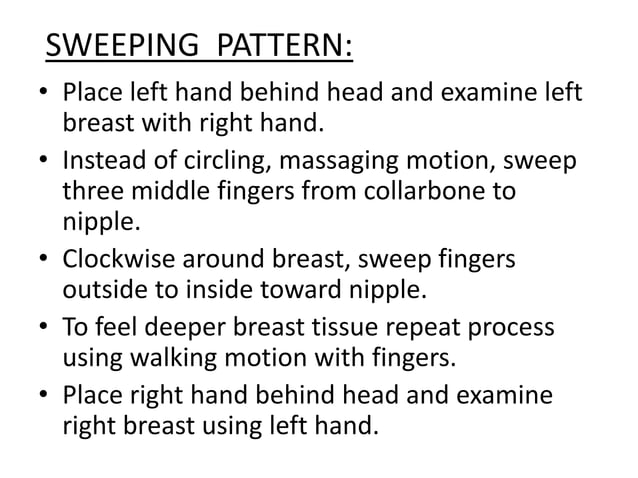 Breast self examination (bse) ppt | PPTX