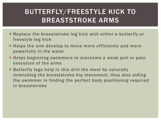 How to Swim: Breaststroke Drills | PPTX