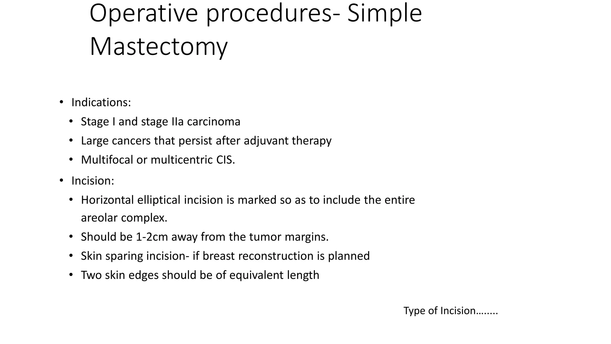 Breast surgery | PPTX