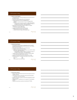 Breast Surgery Coding 2010 | PDF | Cancer | Diseases and Conditions