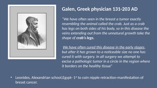 Evolution of breast surgery- from butchery to finesse | PPTX