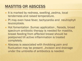 Breast tenderness in pregnancy and the puerperium | PPT