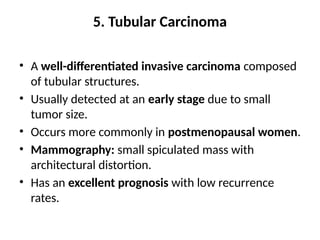 breast tumor - invasive and non-invasive | PPTX