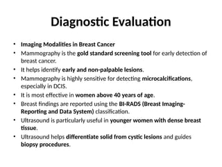 breast tumor - invasive and non-invasive | PPTX