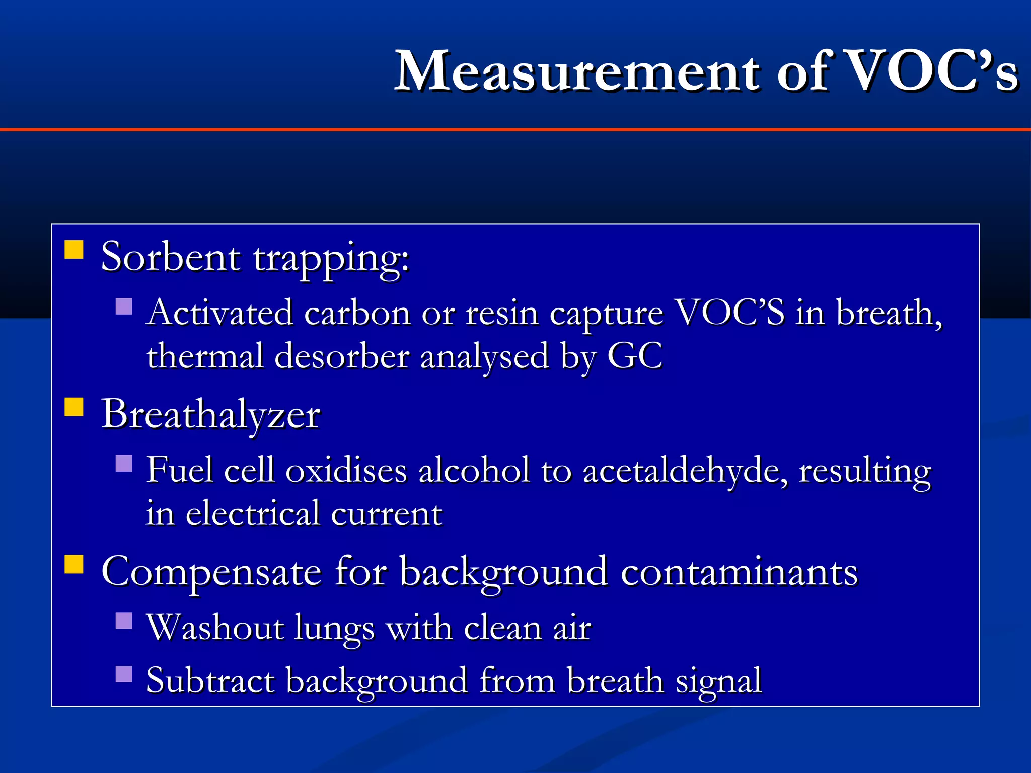 Breath Analysis in the diagnosis of the acute abdomen | PPT | Lung and ...