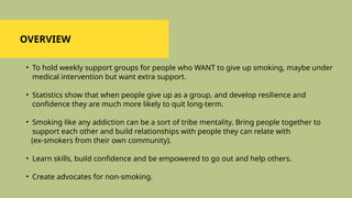 BREATHE EASY BUDDIES - smoking cessations groups | PPTX