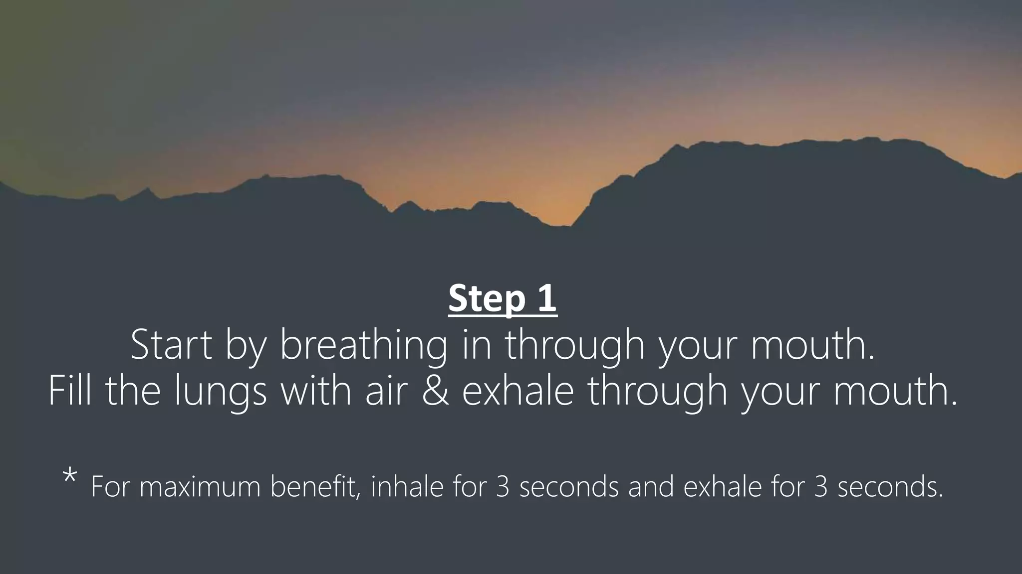 Breath To Relax | PPT