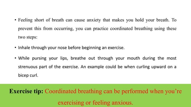 Breathing and coughing exercises | PPTX | Lung and Respiratory Health ...