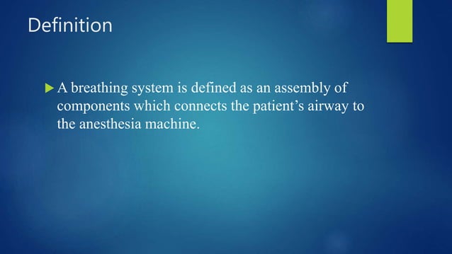 Breathing circuit | PPTX