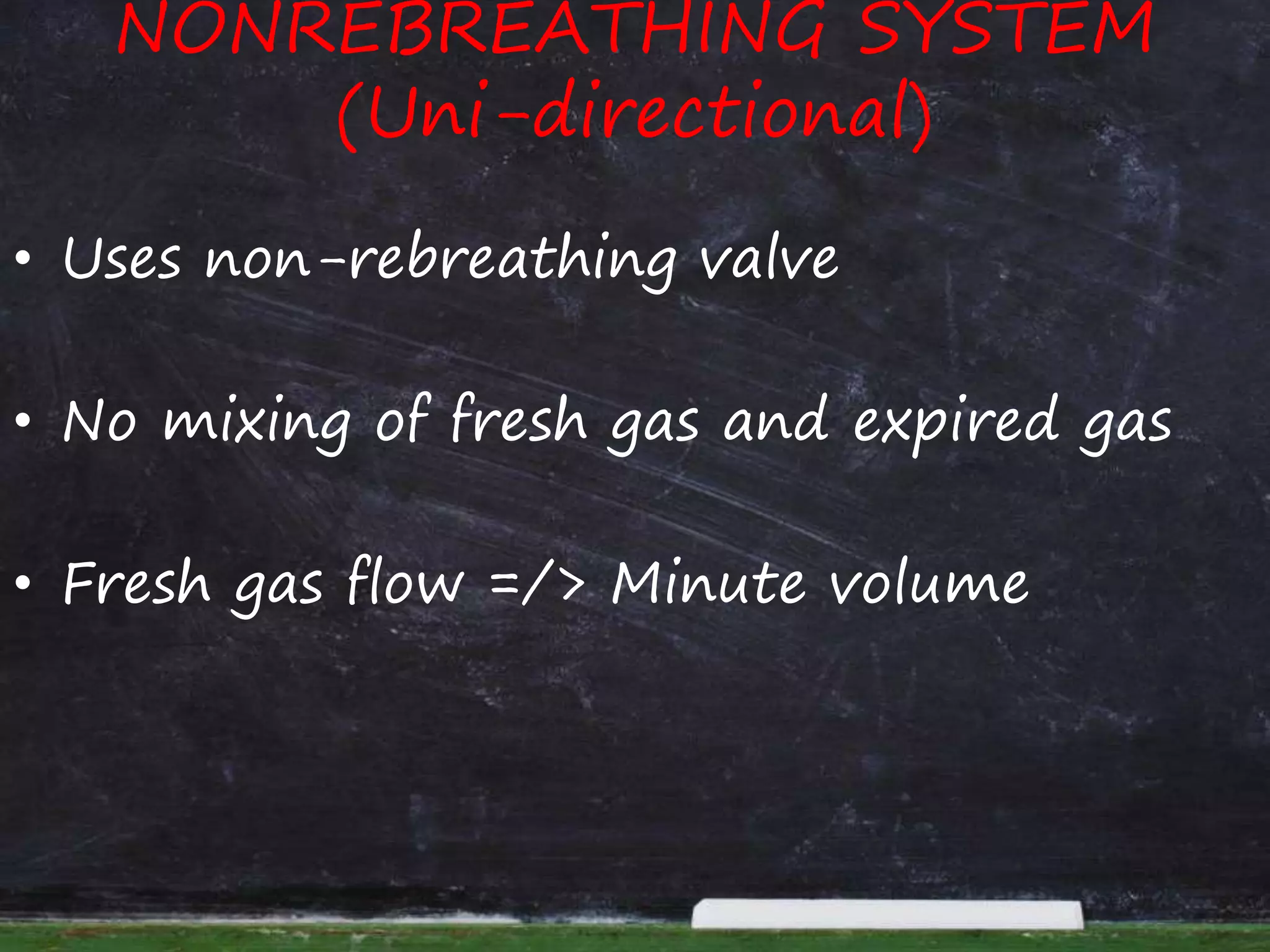 anaesthesia Breathing circuits and its classification and functional ...