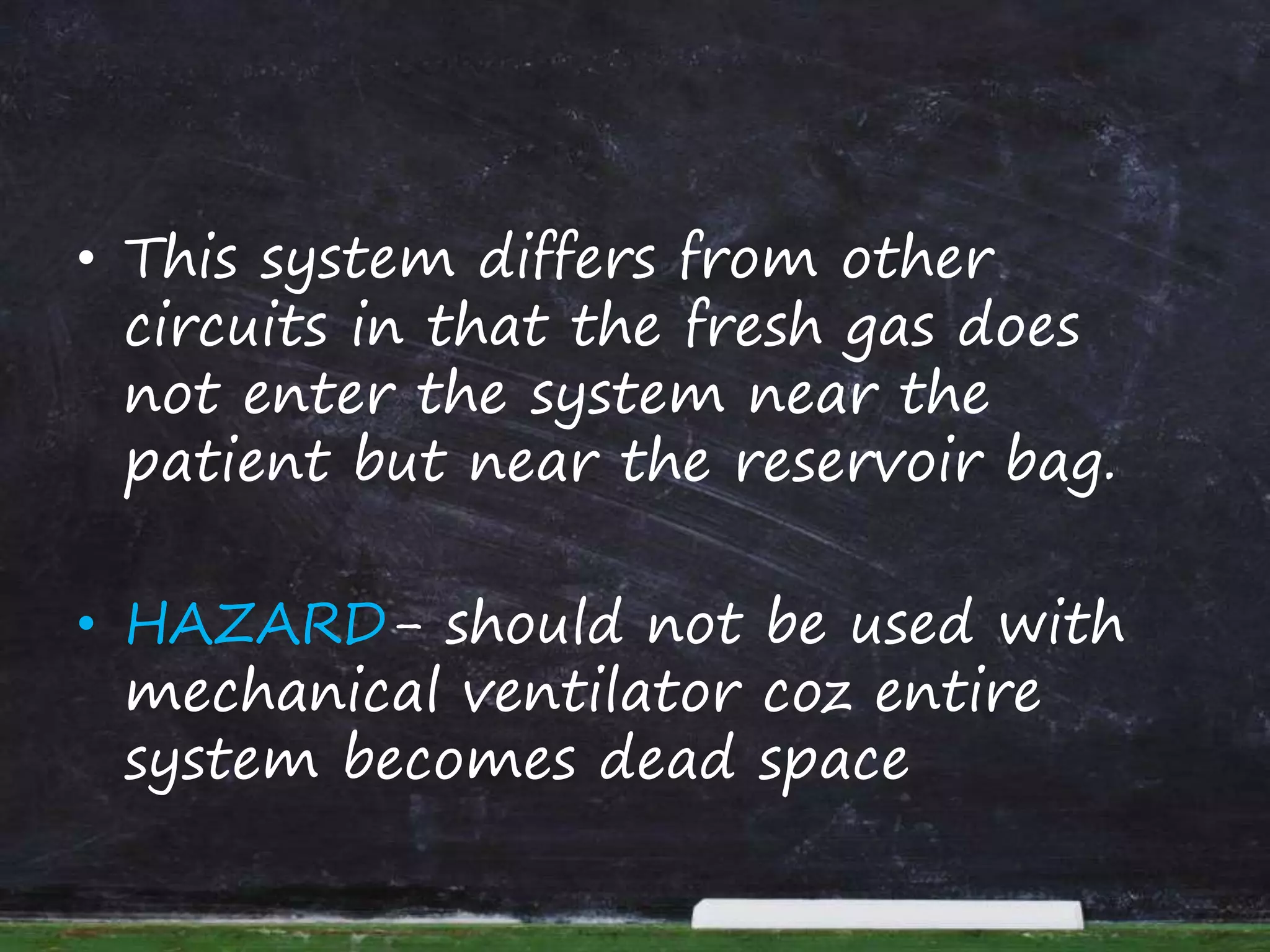 anaesthesia Breathing circuits and its classification and functional ...