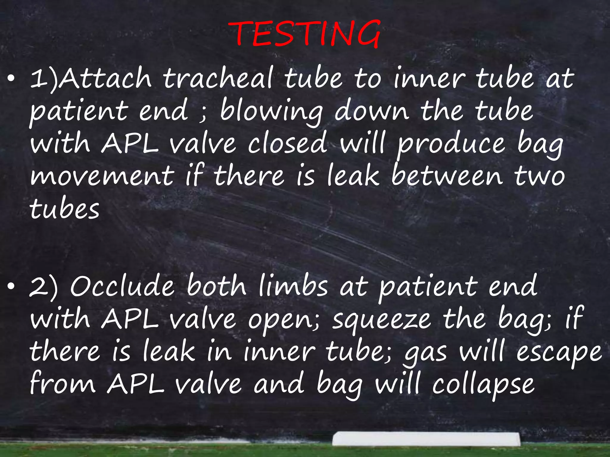 anaesthesia Breathing circuits and its classification and functional ...