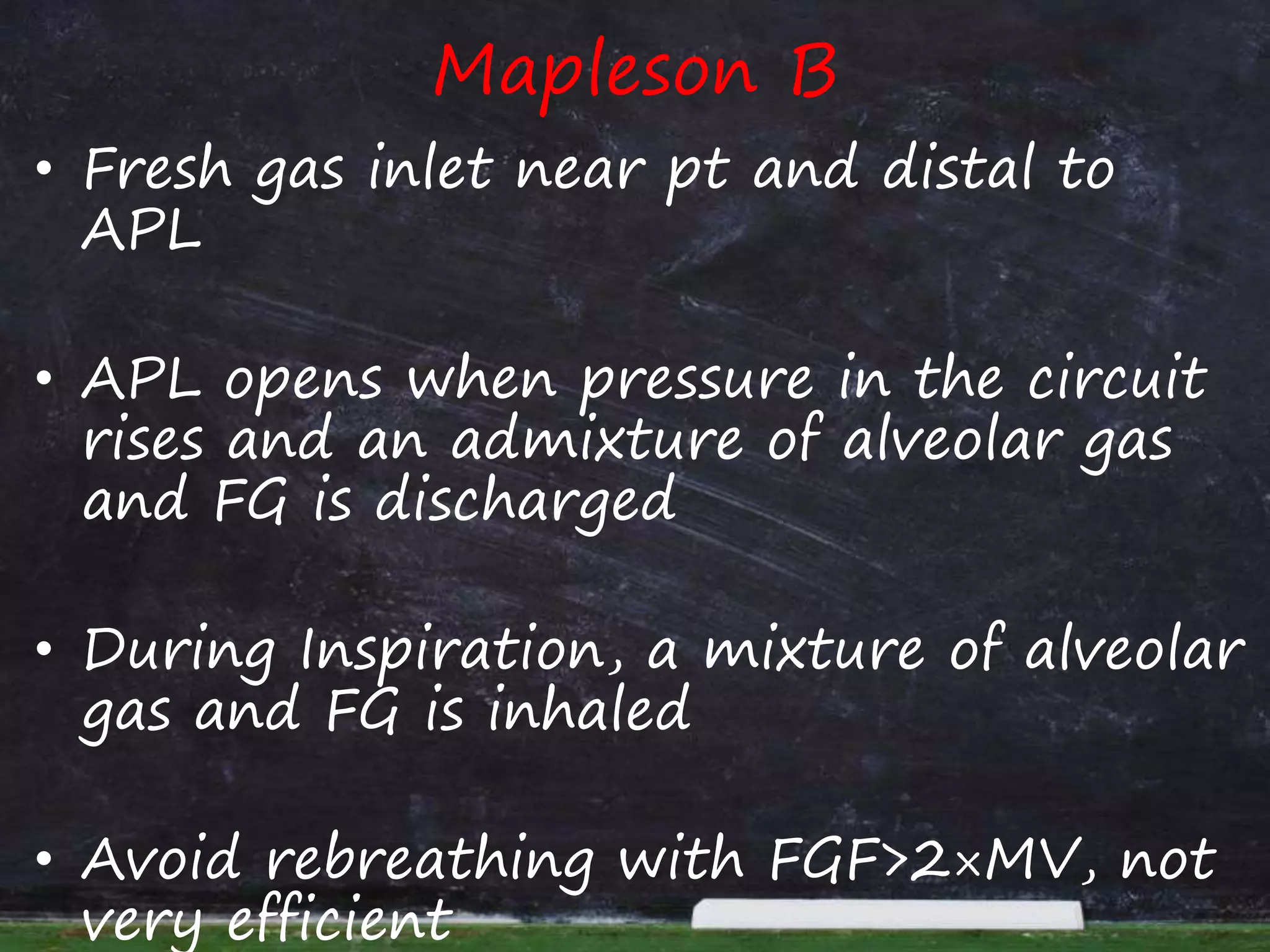 anaesthesia Breathing circuits and its classification and functional ...