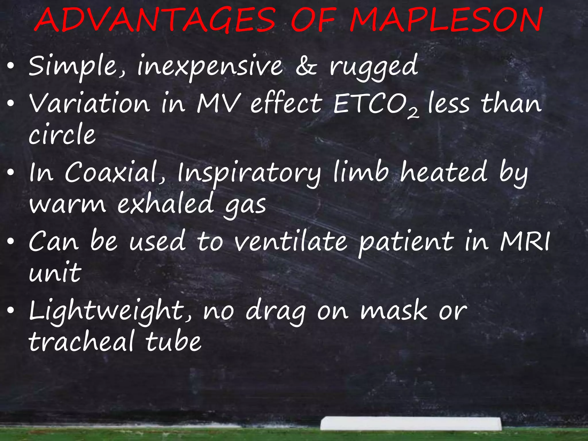 anaesthesia Breathing circuits and its classification and functional ...