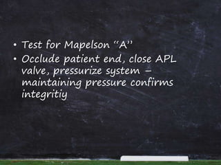 anaesthesia Breathing circuits and its classification and functional ...