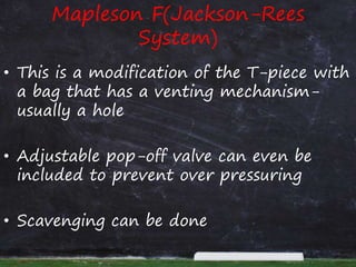 anaesthesia Breathing circuits and its classification and functional ...