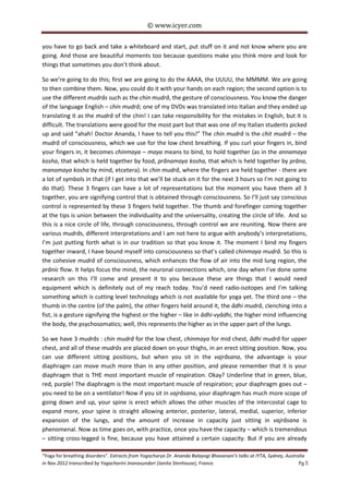 YOGA FOR BREATHING DISORDERS | PDF