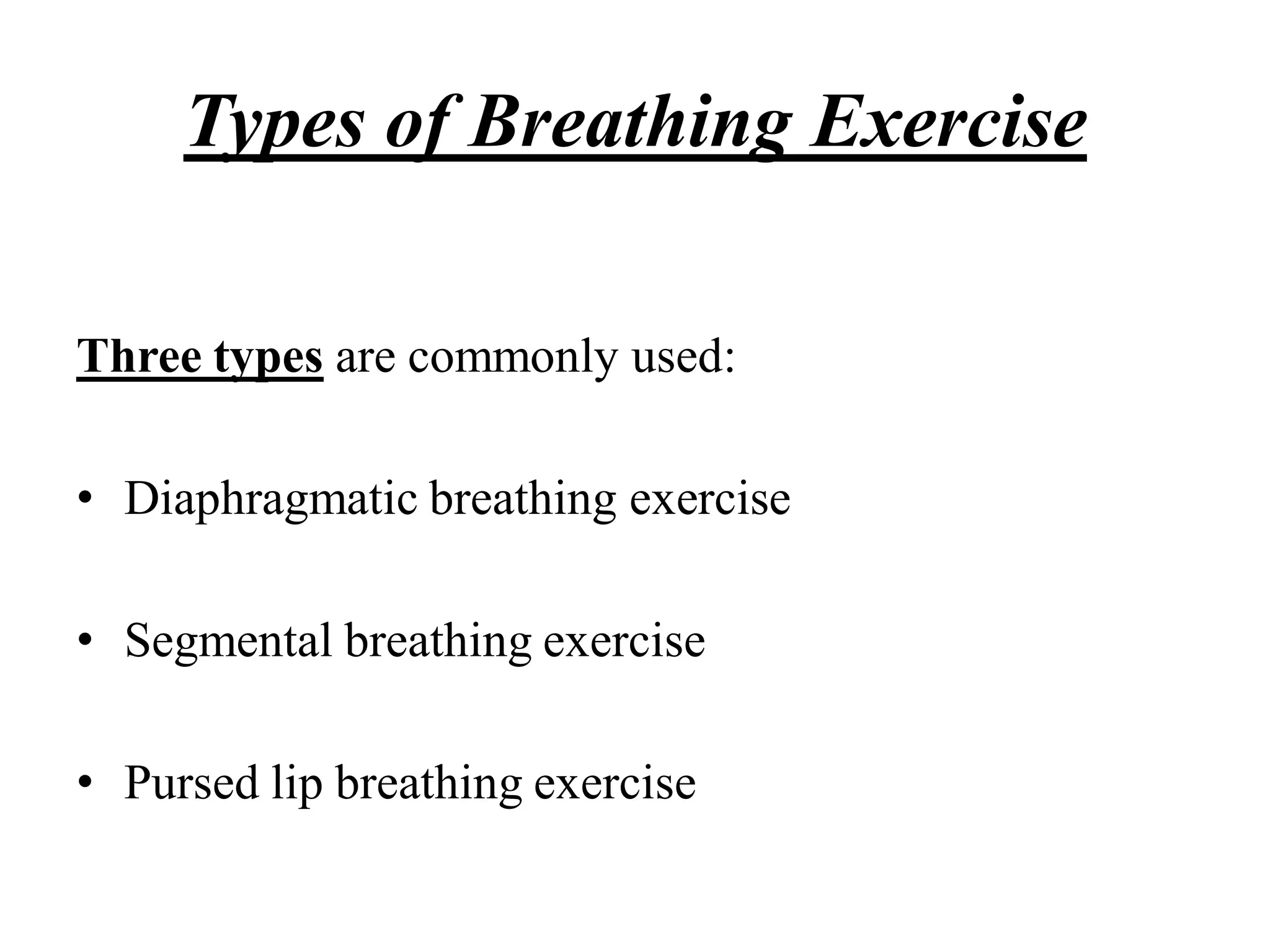 Breathing exercise for health | PDF