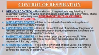 Breathing and exchange of gases | PPTX