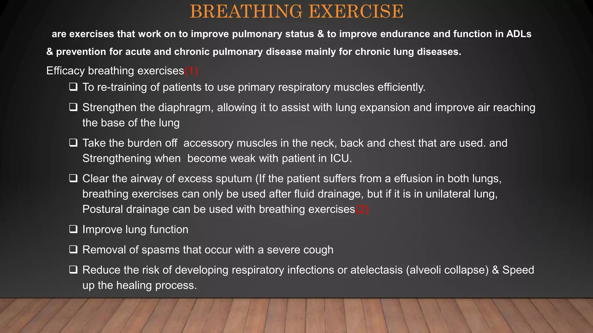 Breathing exercise | PPT