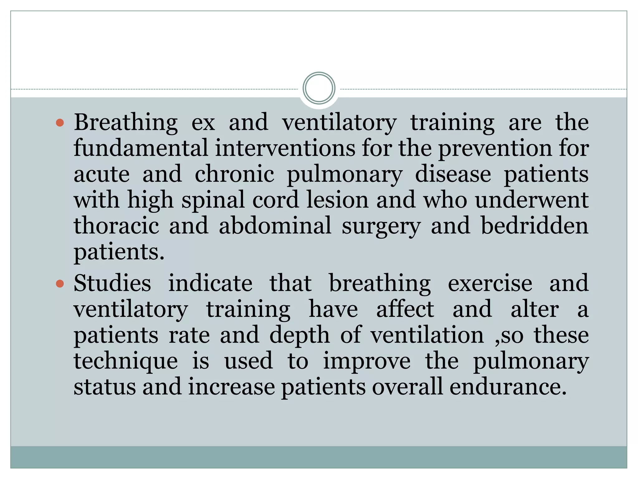 Breathing exercise | PPTX