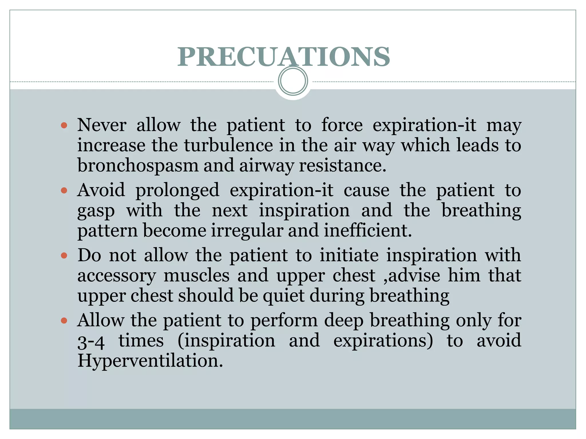Breathing exercise | PPTX