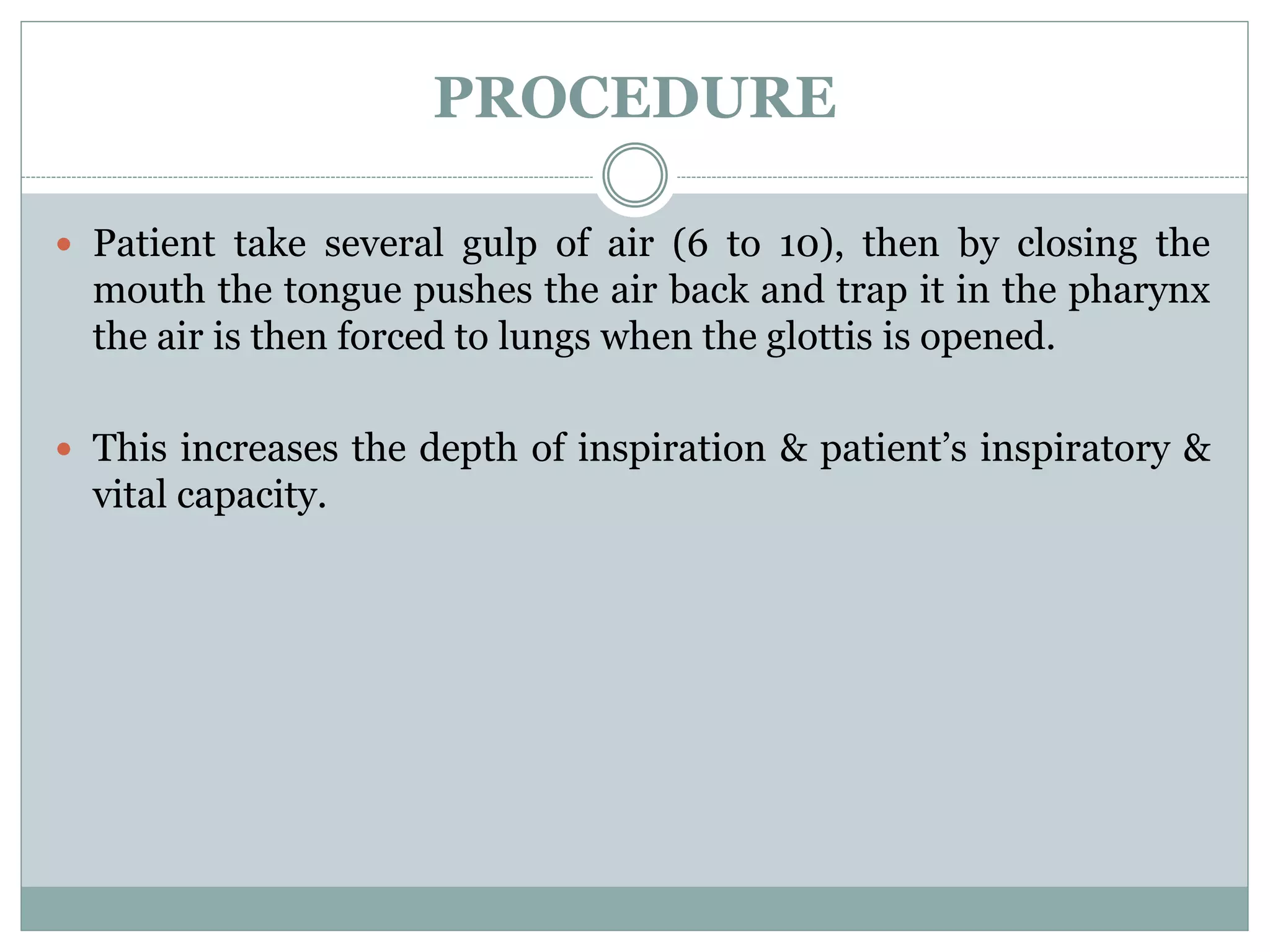 Breathing exercise | PPTX