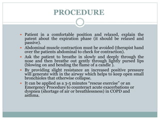 Breathing exercise | PPTX
