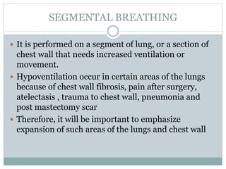 Breathing exercise | PPTX