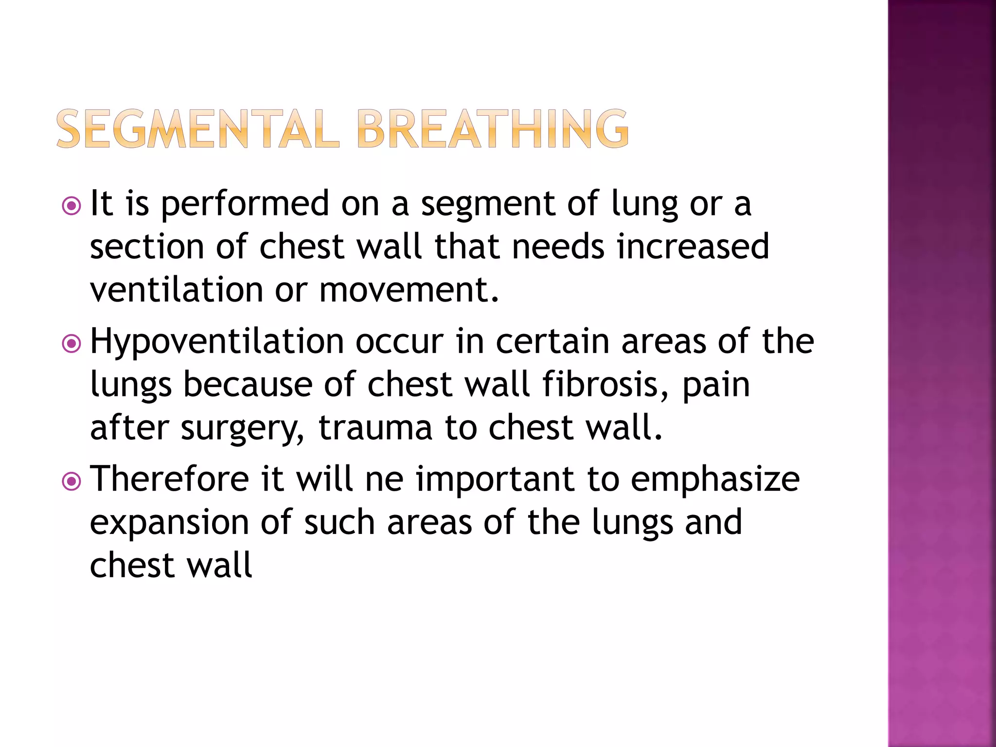 Breathing exercise | PPTX
