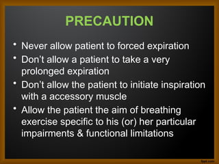 Breathing exercise ppt.by gokulakrishnan | PPTX