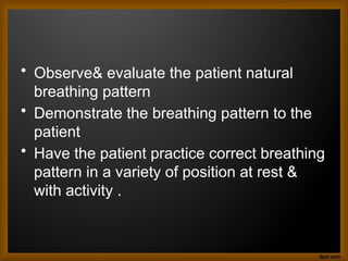 Breathing exercise ppt.by gokulakrishnan | PPTX