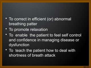Breathing exercise ppt.by gokulakrishnan | PPTX