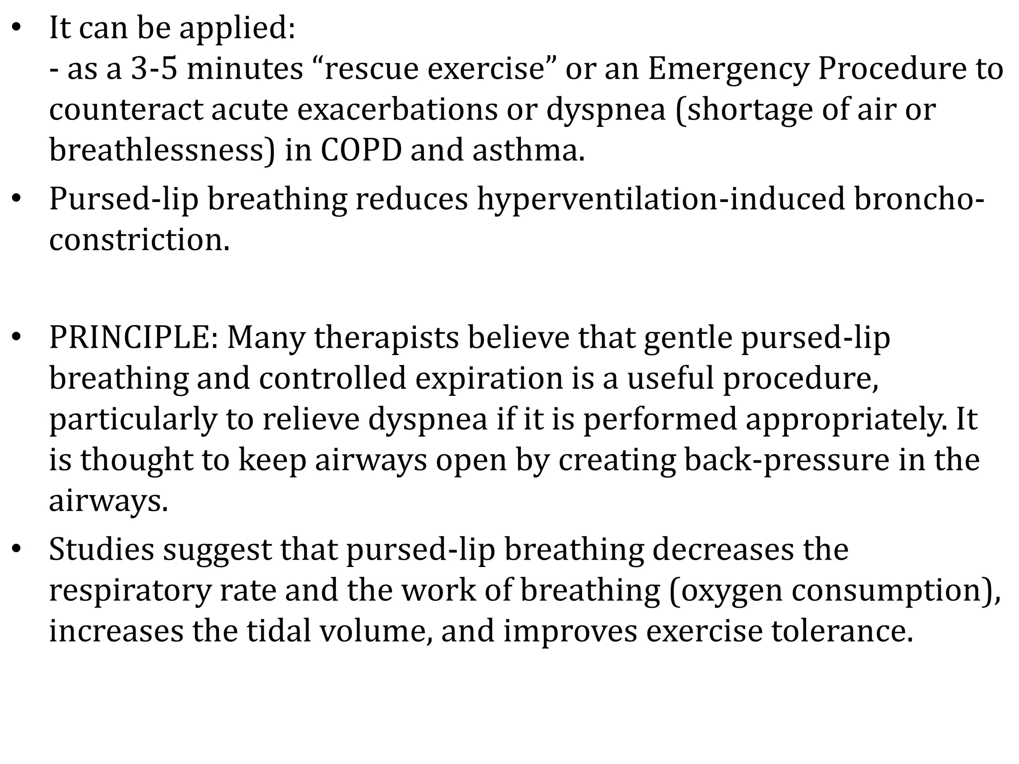 A detailed desciption on breathing exercises | PPTX