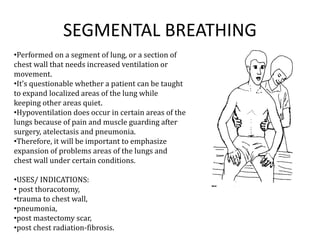 A detailed desciption on breathing exercises | PPTX