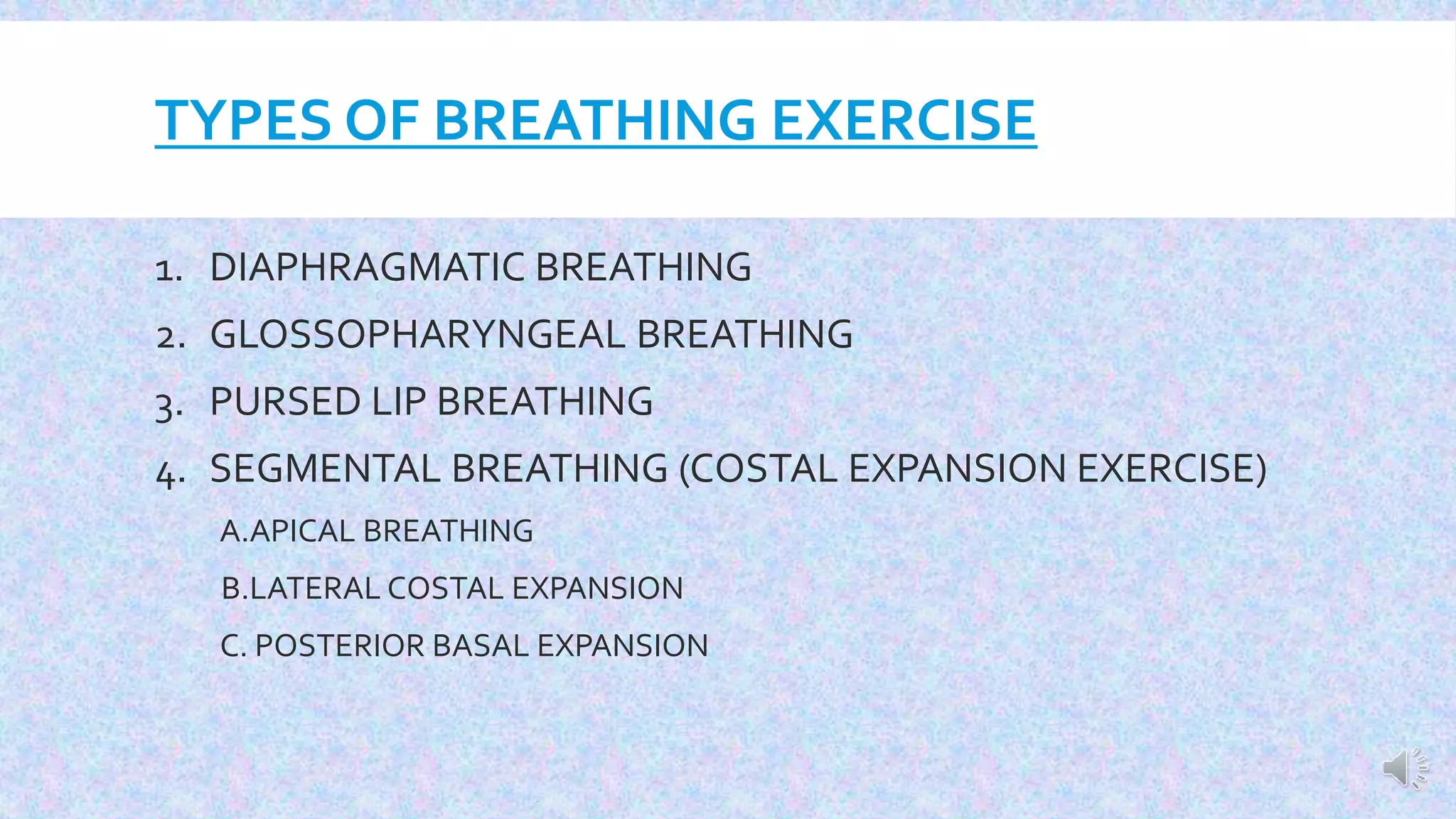 Breathing exercises | PPTX