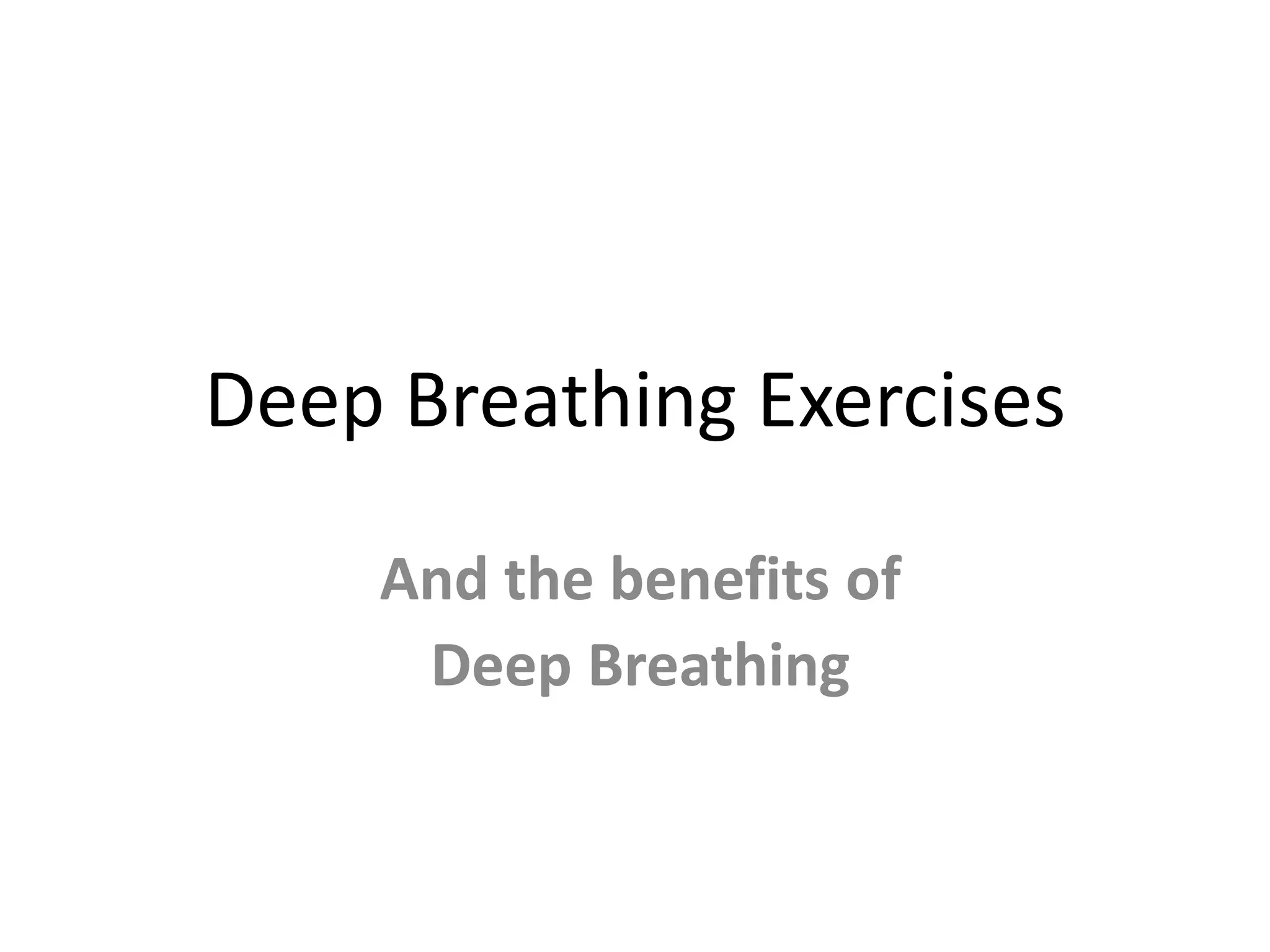 BREATHING EXERCISESAND ITS TYPES BY DR VANI FOR BPT STUDENTS | PPTX