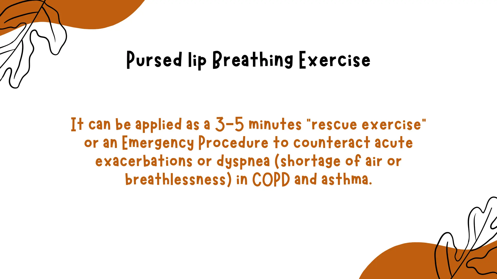 Breathing exercises By Dr. Sachi Mevada ( Masters in Physiotherapy of ...