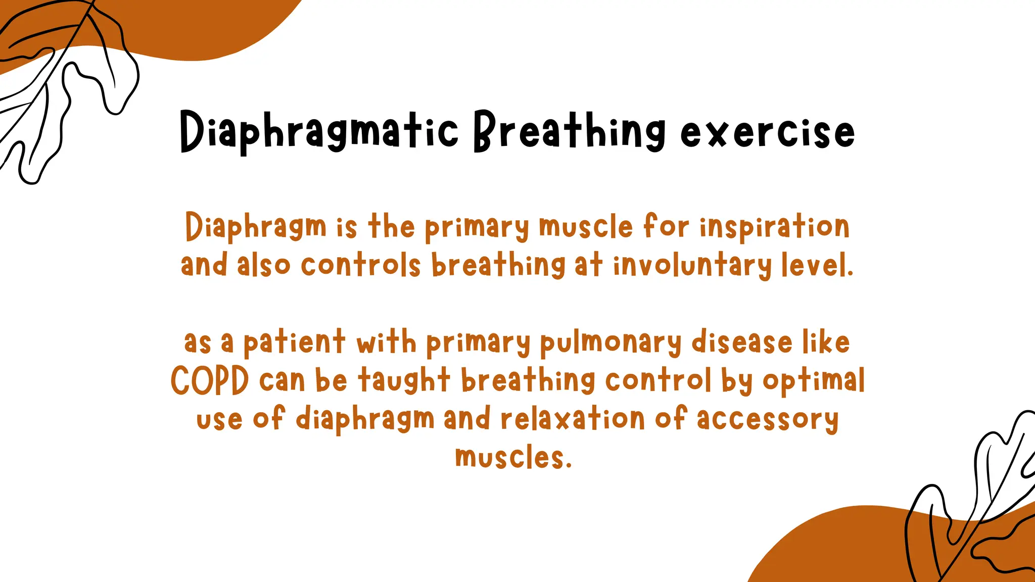Breathing exercises By Dr. Sachi Mevada ( Masters in Physiotherapy of ...