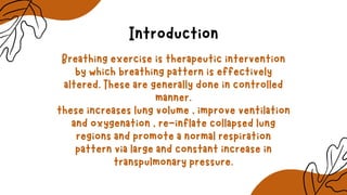 Breathing exercises By Dr. Sachi Mevada ( Masters in Physiotherapy of ...